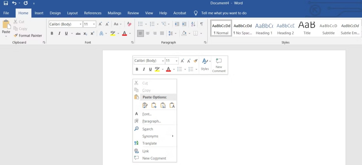 Word - 데이터베이스와 CMS - 데이터 스크래핑 백과